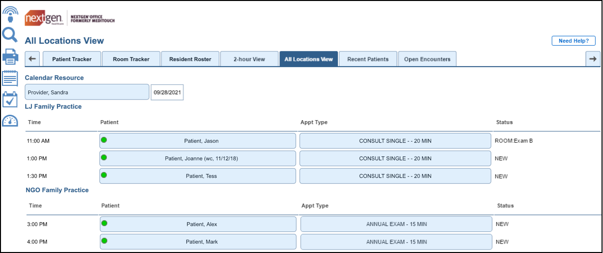 NextGen Office- Dashboard